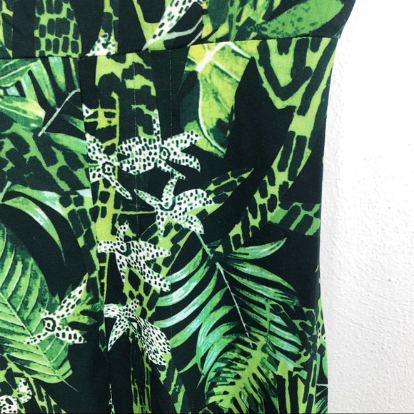 Anthropologie | Dresses | Anthropologie Foxiedox Multi Green Ruffle ...